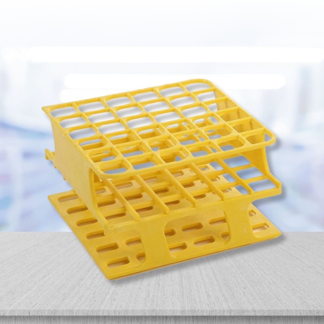 Test Tube Stand (Wire Pattern - Fix) 16 mm x 36 Tubes - Laboratory Hub