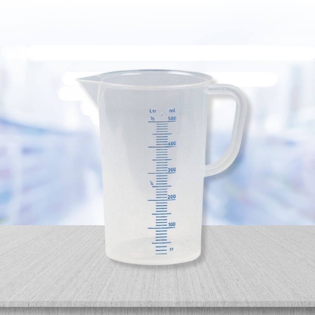 Measuring Jug (Printed Graduation) - 500 ml - Laboratory Hub